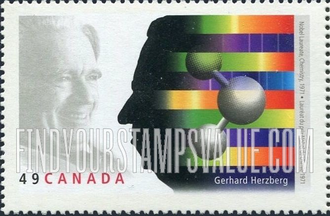 Nobel Laureates in Chemistry: Gerhard Herzberg, 1971 laureate, and ...