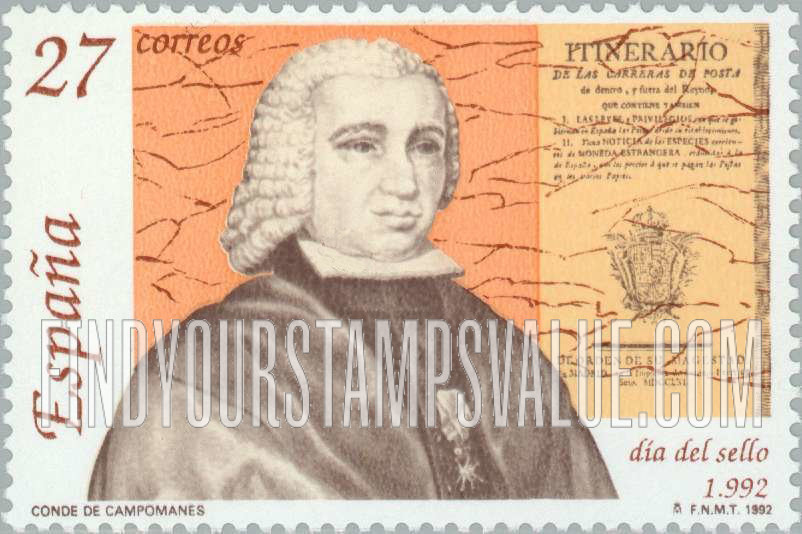 Pedro Rodriguez Campomanes (1723-1802), Historian, Postal Administrator ...