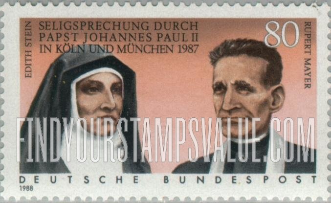 Beatification of Edith Stein and Rupert Mayer by Pope John Paul II in ...