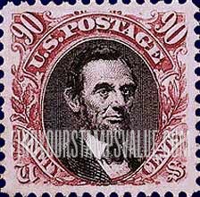 Value of abraham lincoln one cent stamps
